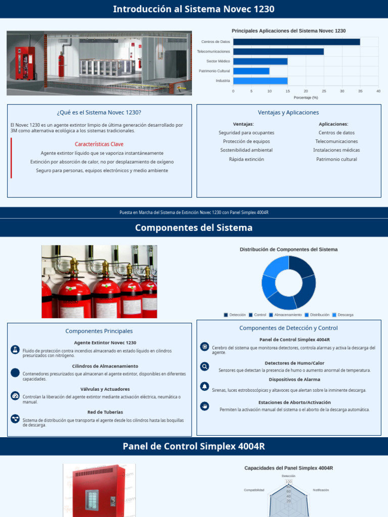 Puesta en Marcha Del Sistema de Extinción Novec 1230 Con Panel Simplex ...