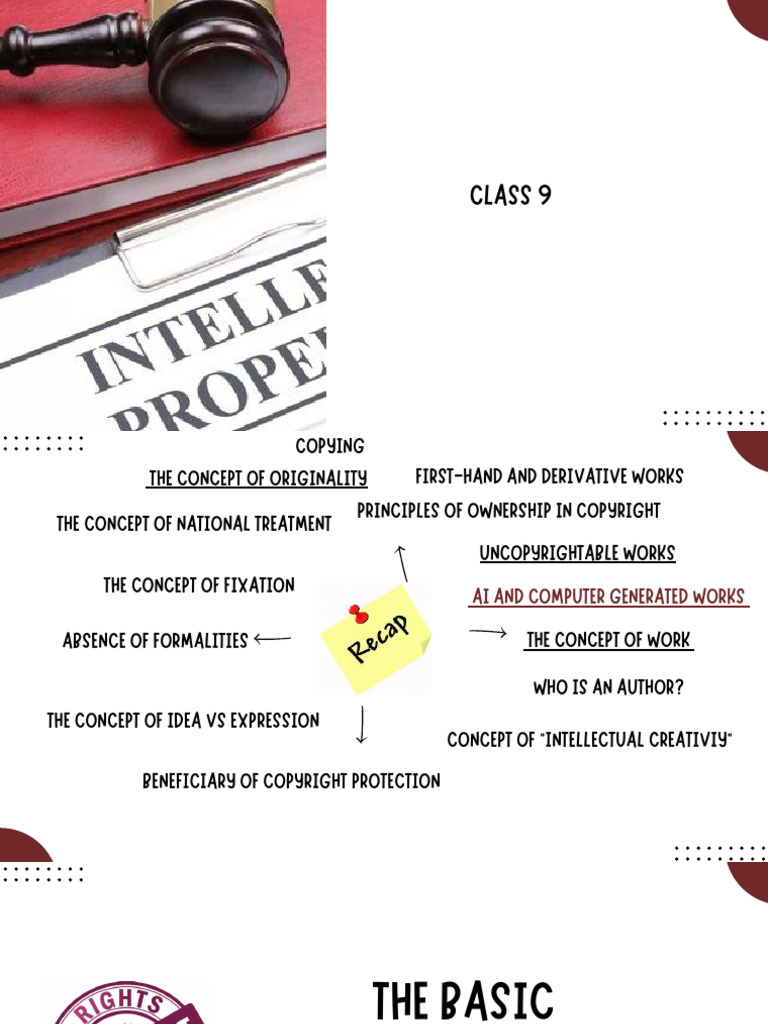 Intellectual Property Course-Class 9 | PDF | Copyright | Trips Agreement