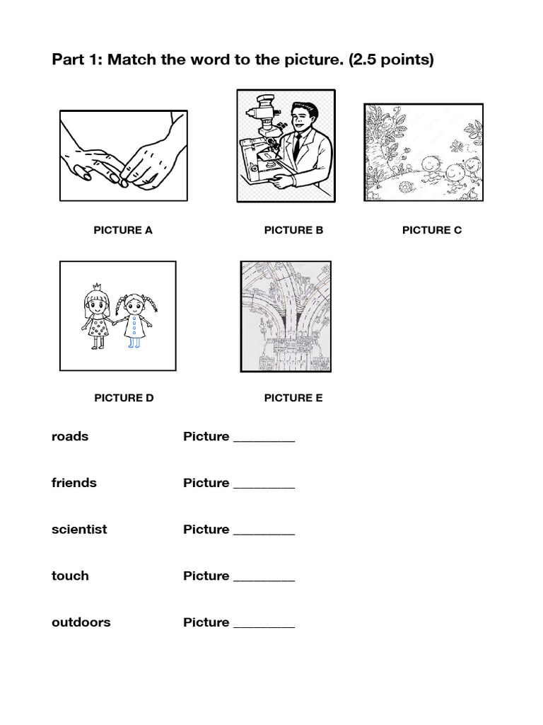 Grade 2 English - Midterm 2 Practice Test (1) | PDF