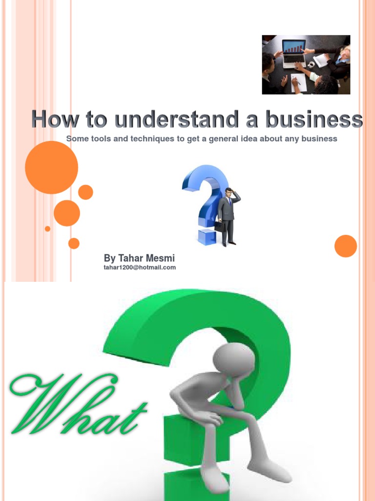 How To Understand Business | PDF | Business Analysis | Business Process