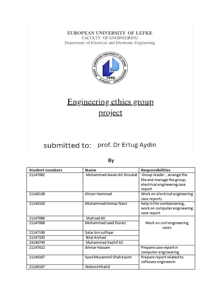 Engineering Ethics Project Final Report | PDF | Absorbed Dose