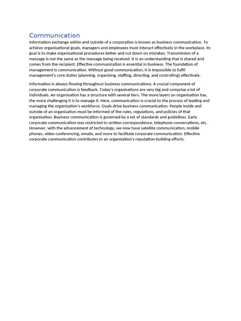 Essentials of Effective Business Communication | PDF