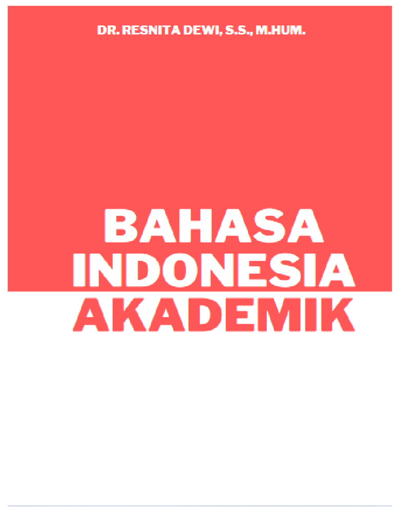 Bahasa Indonesia Akademik | PDF