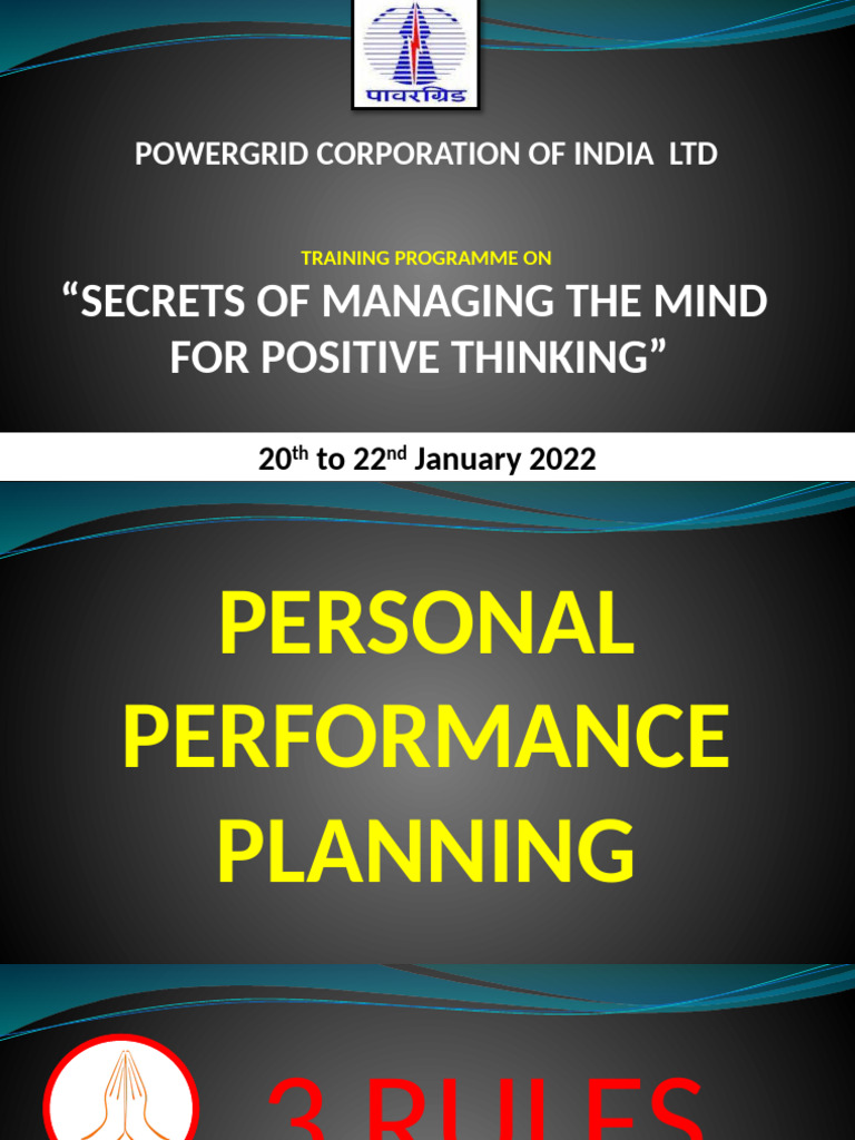 Mind Management for Personal Performance | PDF | Mind | Feeling
