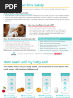Fortifying Breast Milk with Formula | PDF | Teaspoon | Milk