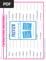 List US State Abbreviations | PDF