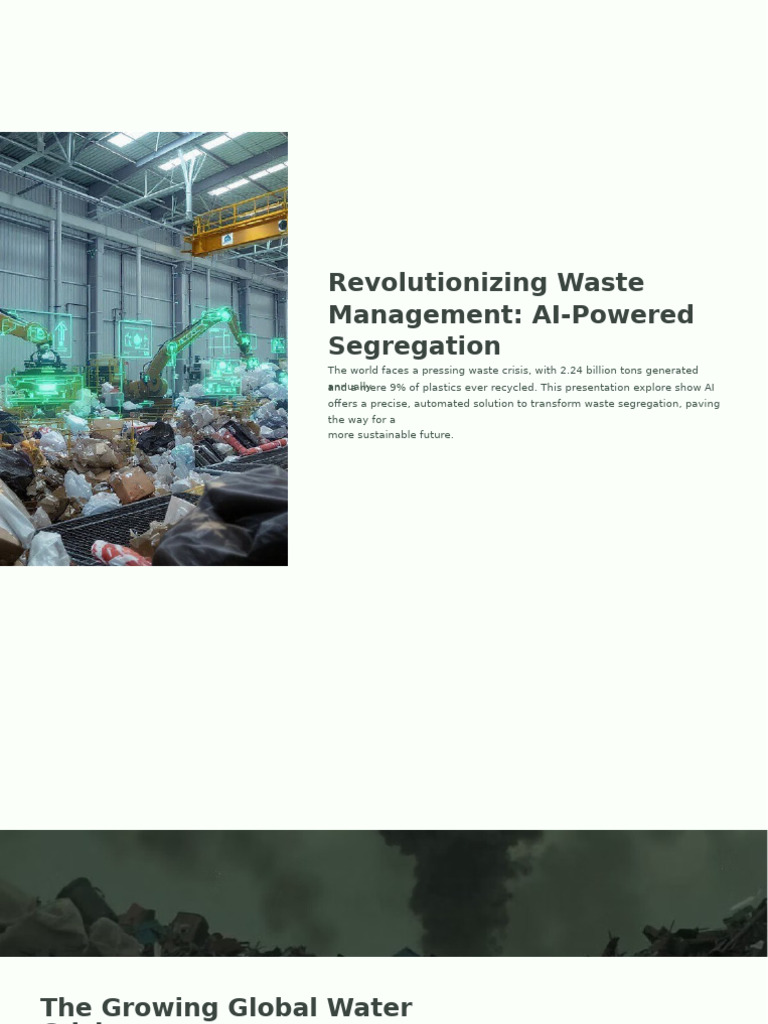 AI in Robotic Waste Sorting | PDF | Waste | Recycling