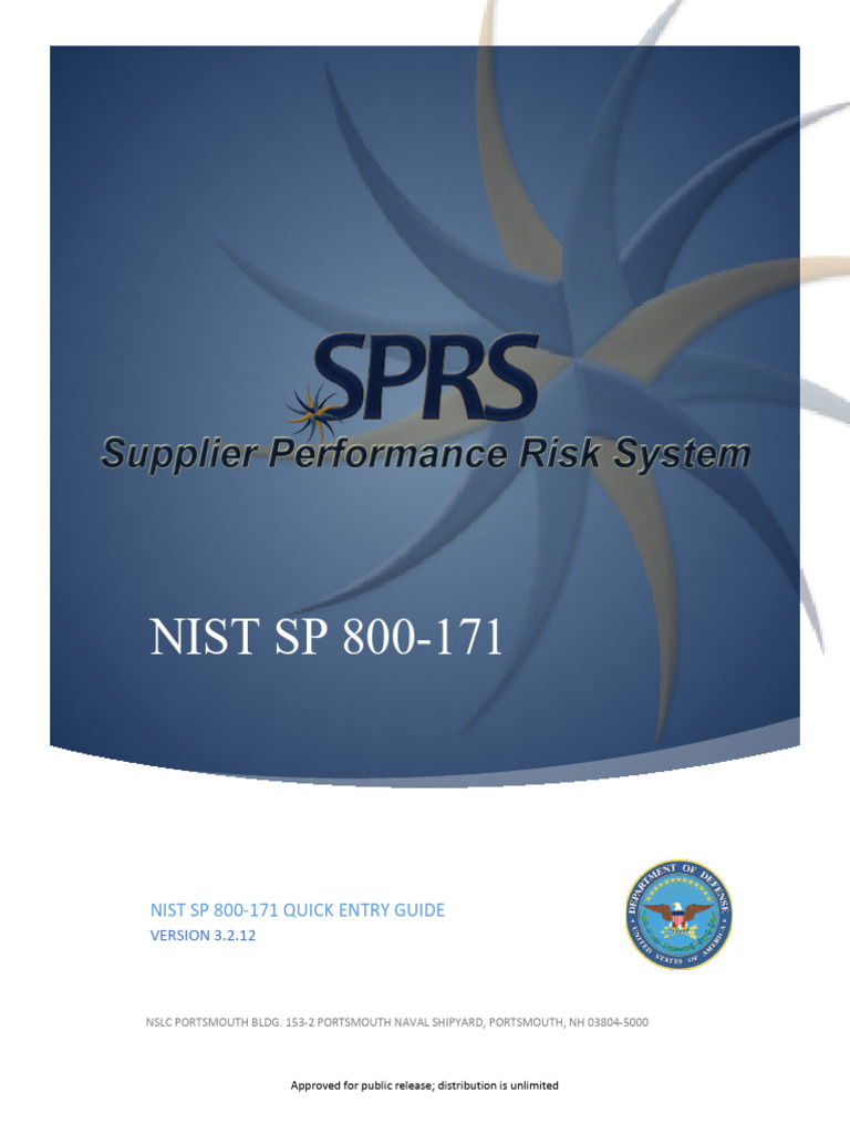 NIST SP 800-171 Quick Entry Guide | PDF | Data Management | Information ...
