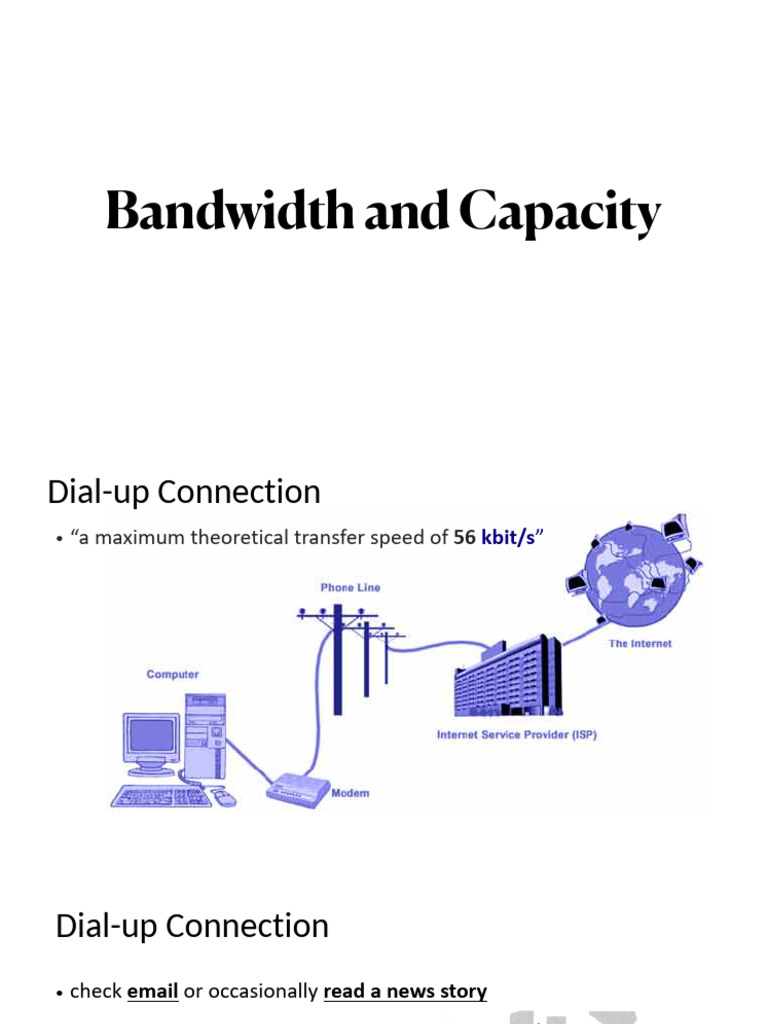Class2 - Bandwidth Capacity | PDF | Broadband | Bit Rate