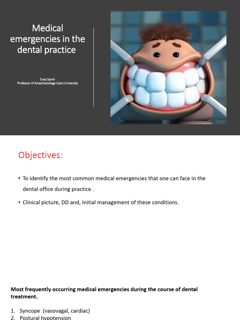 Medical Emergencies in The Dental Practice | PDF | Physiology | Medicine