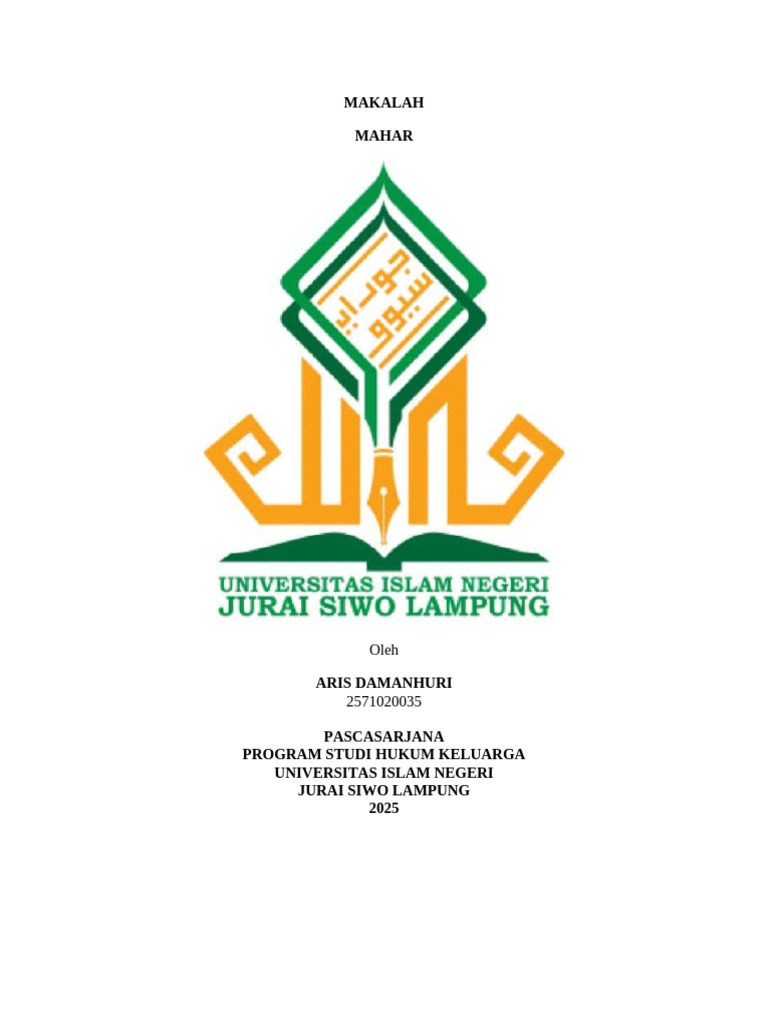 Makalah Aris Damanhuri | PDF