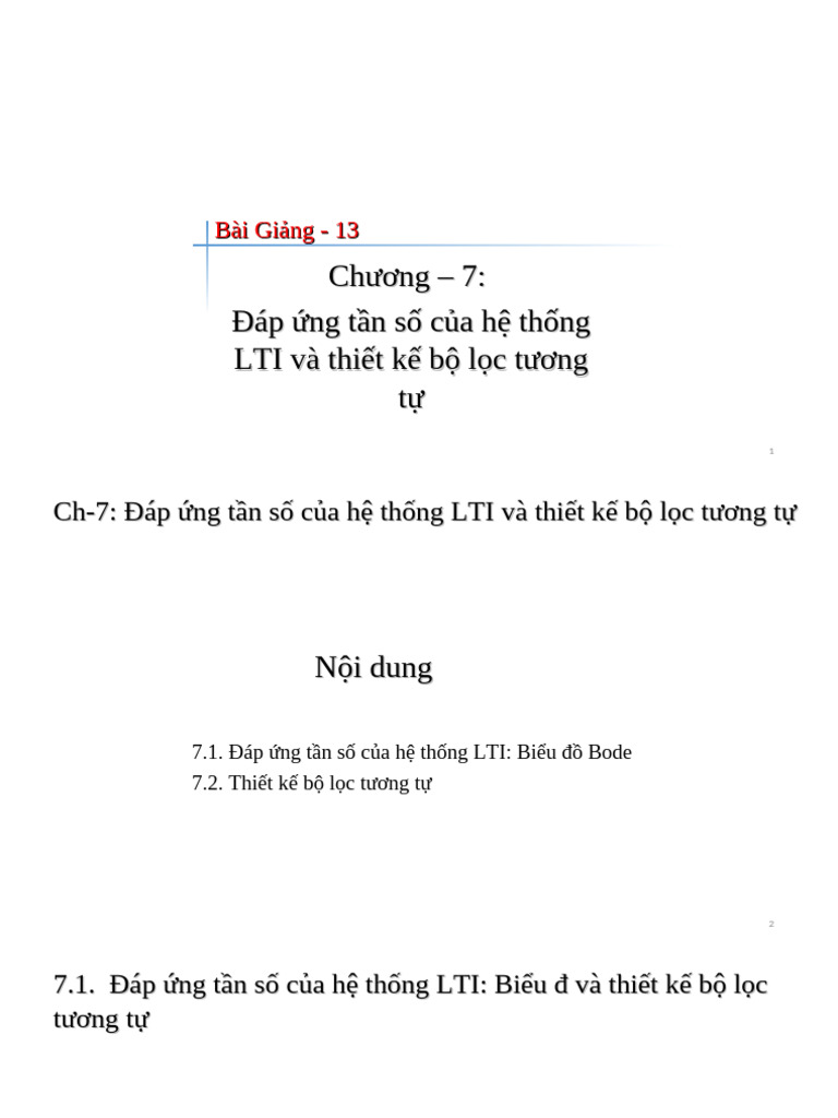 BaiGiang 13 2024 | PDF