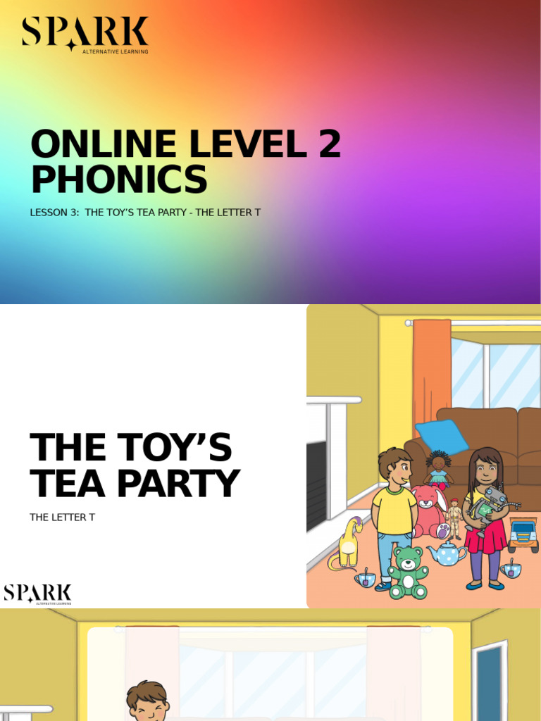 Phonics Lesson: The Letter T Tea Party | PDF | Hot Drinks | Tea