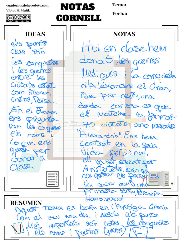 Notas Cornell | PDF