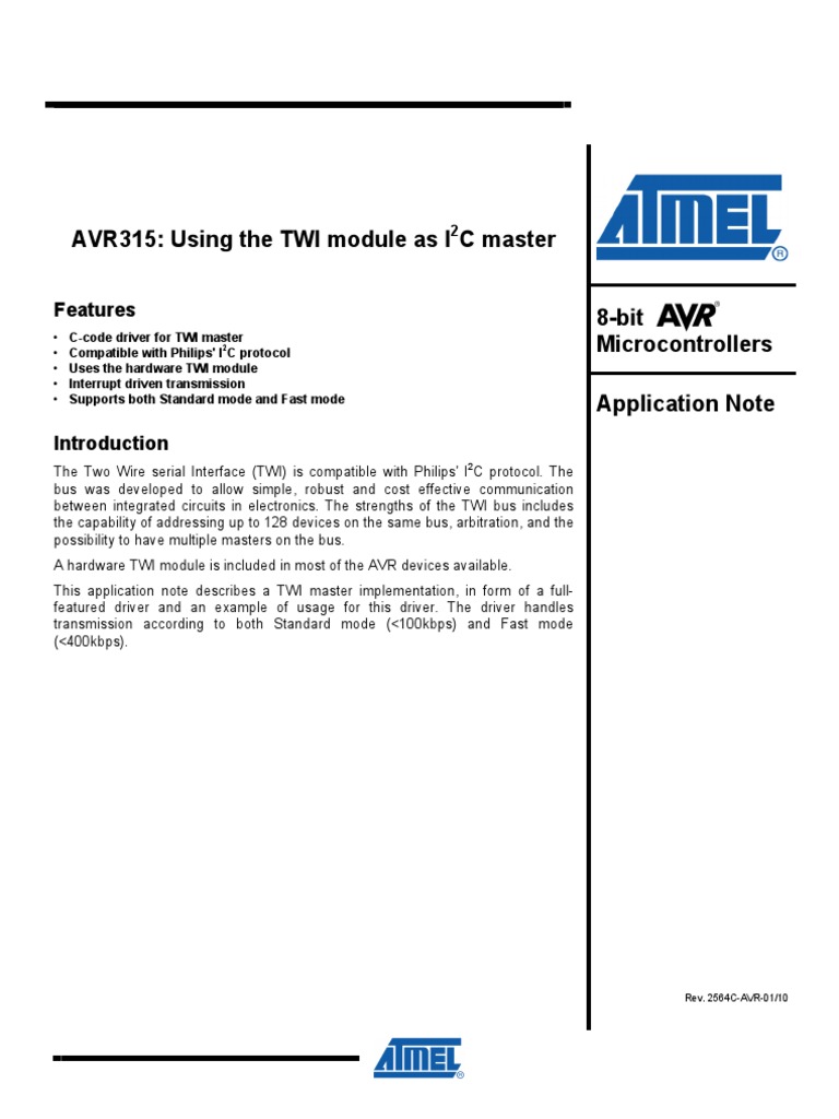 Doc2564 Twi Avr MSTR | PDF