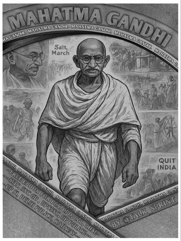 Mahatma Gandhi Notes PDF by @talk - Sprint | PDF