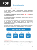 Présentation de L'INAPI | PDF | Brevet | Propriété intellectuelle