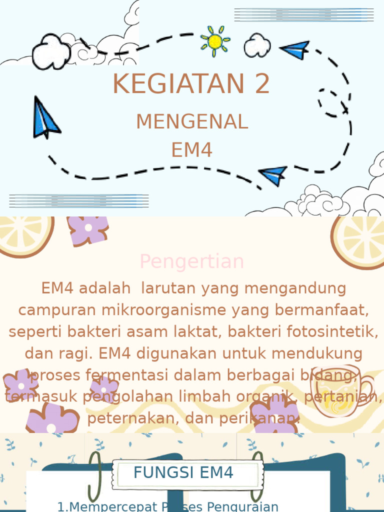 Kegiatan 2, Mengenal Em4 | PDF