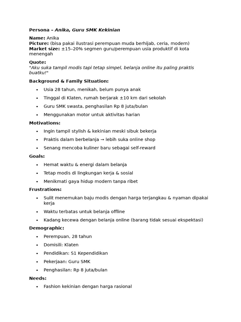 Persona Dan CJM | PDF