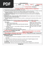 Family and Friends 2 Unit 6 Lesson Plan | PDF