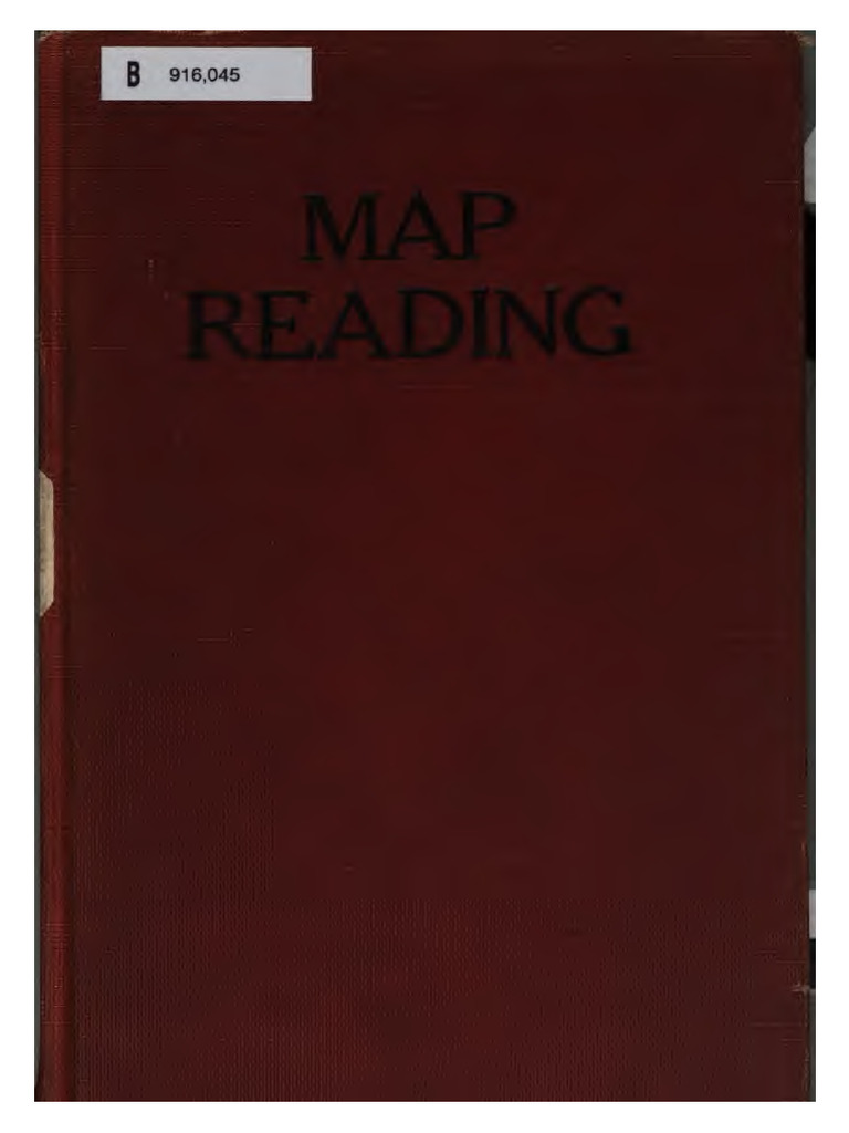 Military Map Reading - C. O. Sherrill 1909 | PDF