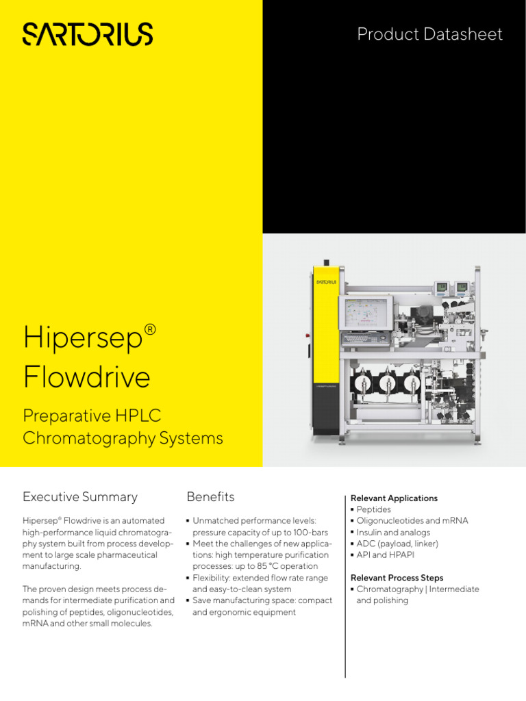 Hipersep® Flowdrive HPLC Systems | PDF | High Performance Liquid ...