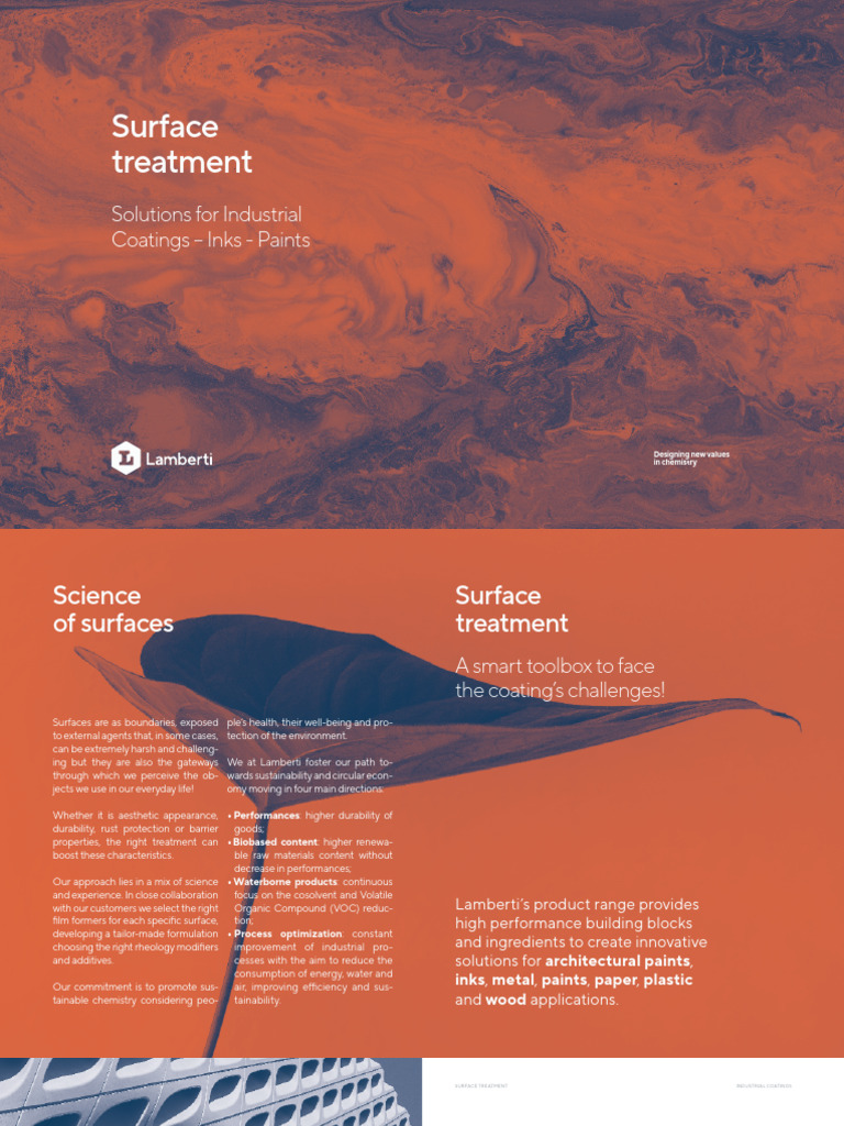 Industrial Coatings Surface Treatment Solutions | PDF | Paint | Coating