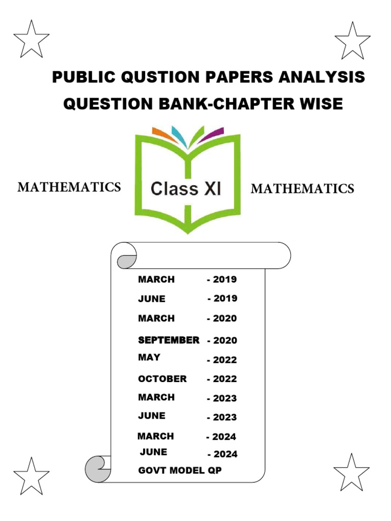 Xi-Year Questions Booklet 241116 114407-Pages-1 | PDF | Function ...
