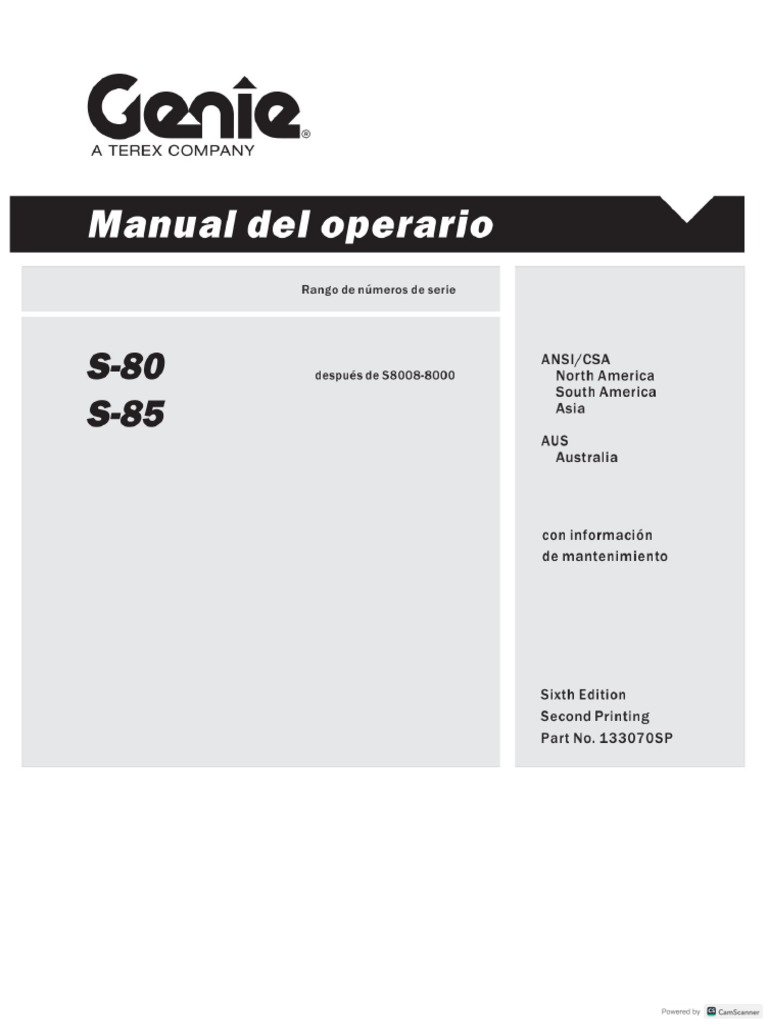 Manual Manlift | PDF