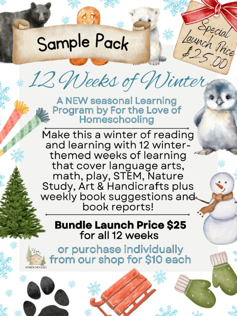 12 Weeks of Winter Sample Pack | PDF | Part Of Speech | Adverb