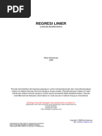 Regresi Linear, Intercept, Dan Slope | PDF