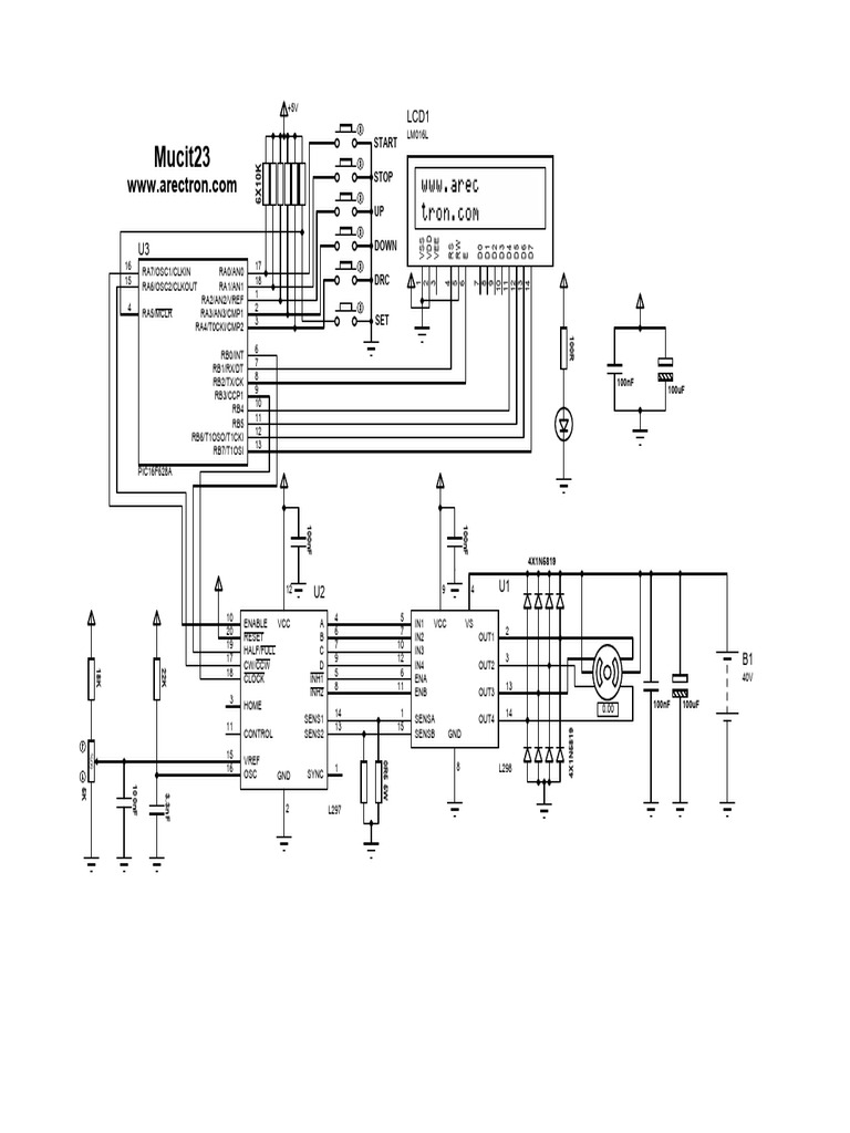 Step Motor Control Schematic | PDF