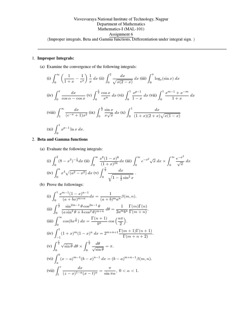 Assignment 6 1 | PDF | Complex Analysis | Area