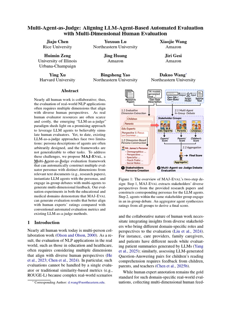 Multi-Agent Framework for NLP Evaluation | PDF | Evaluation | Spearman ...
