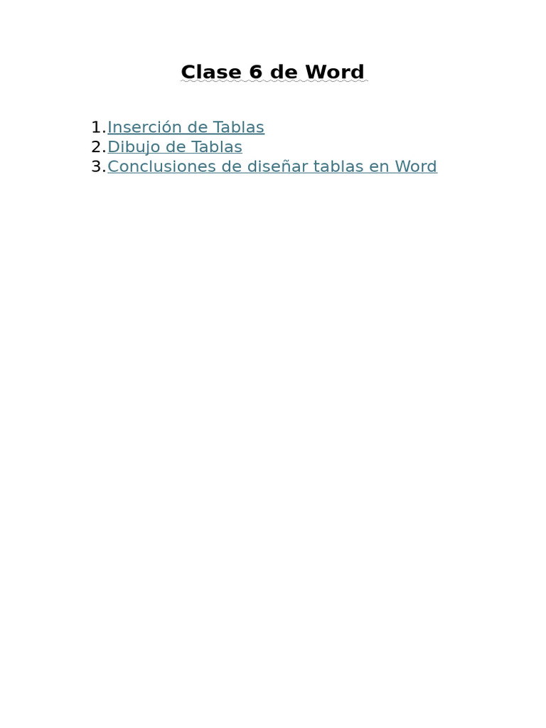 Clase 6 de Word | PDF