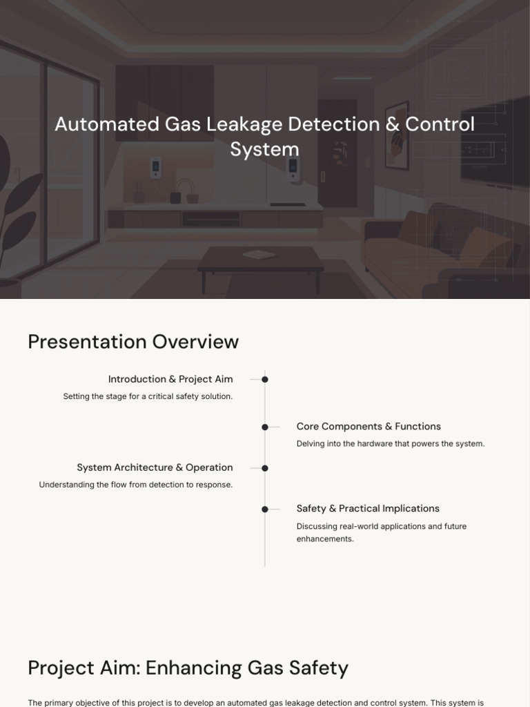 Automated Gas Leakage Detection and Control System Processed | PDF ...
