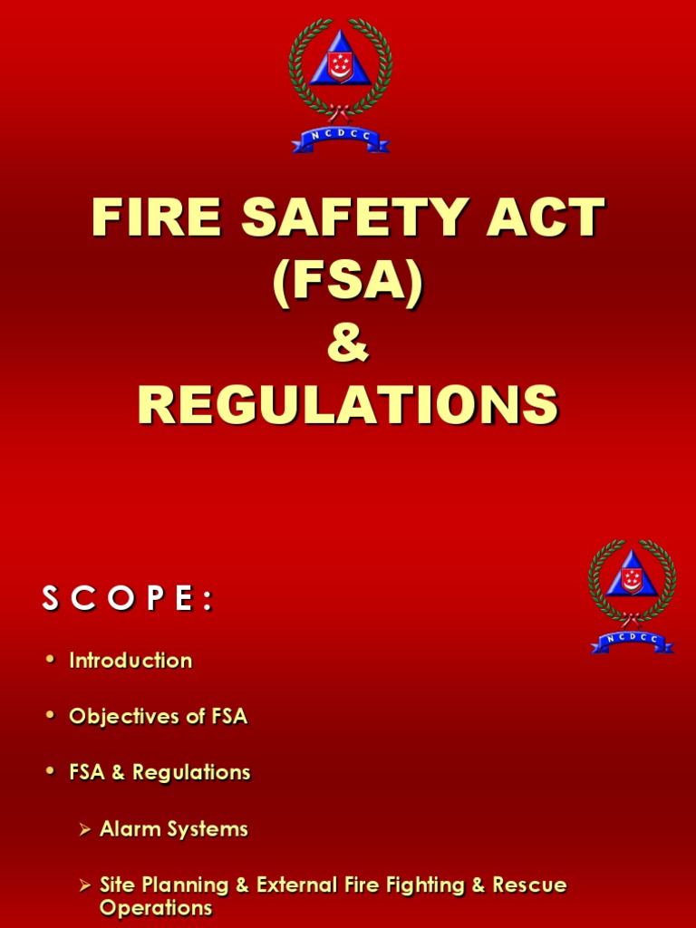 51 Fire Safety Act & Regulations | PDF | Fire Sprinkler System | Fire ...