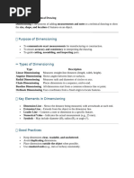 Baseline Vs Chain Dimensioning | PDF