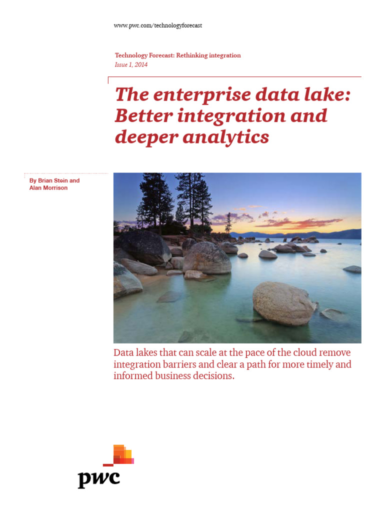 Artigo The Enterprise Data Lake Better Integration and Deeper Analytics ...