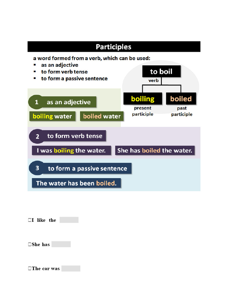 Gerunds vs. Participles Explained | PDF