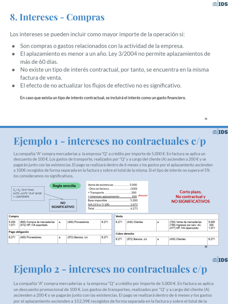 Intereses en Compras y Ventas Empresariales | PDF | Interés | Factura