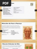 Músculos Do Crânio, Face e Pescoço | PDF | Rosto | Anatomia humana
