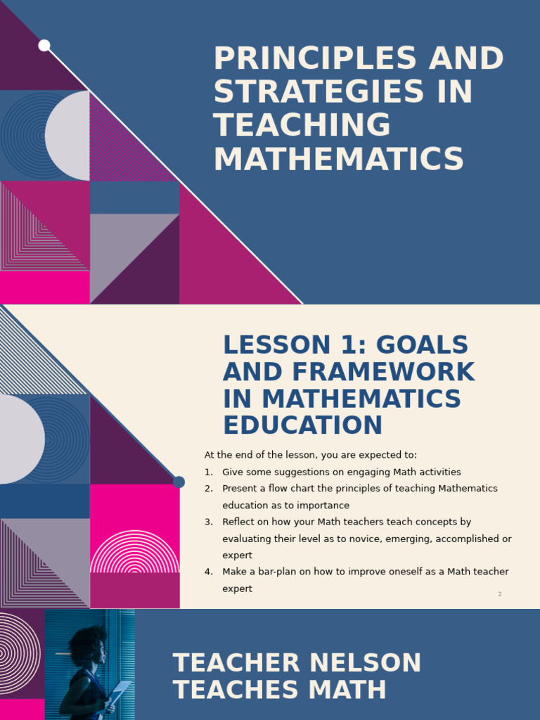 Teaching Principles for Mathematics Educators | PDF | Teachers | Pedagogy