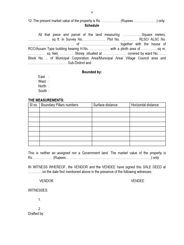 Pages 29 Deed Sample 4 | PDF