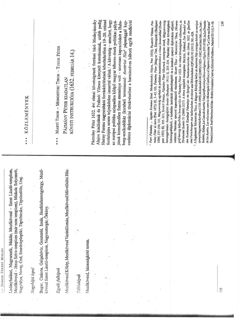 Pazmany Peter Kiadatlan Koveti Instrukci | PDF
