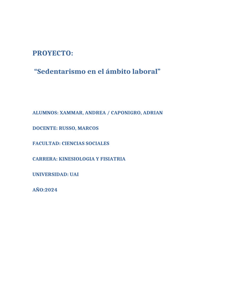 PROYECTO Uai | PDF
