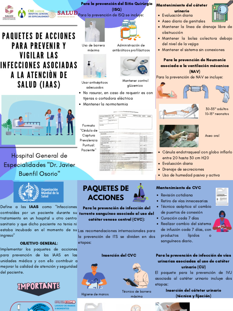 Paquete de Acciones para Prevenir y Vigilar Las Iaas | PDF | Higiene ...