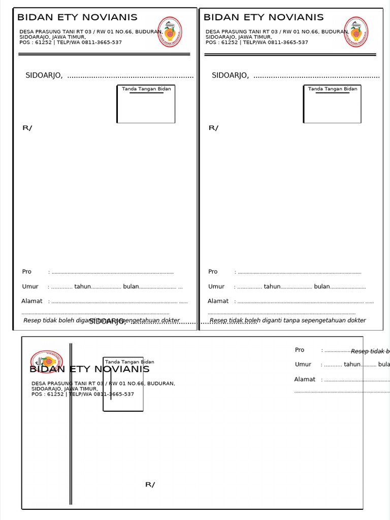Pentingnya Resep Medis yang Sah | PDF