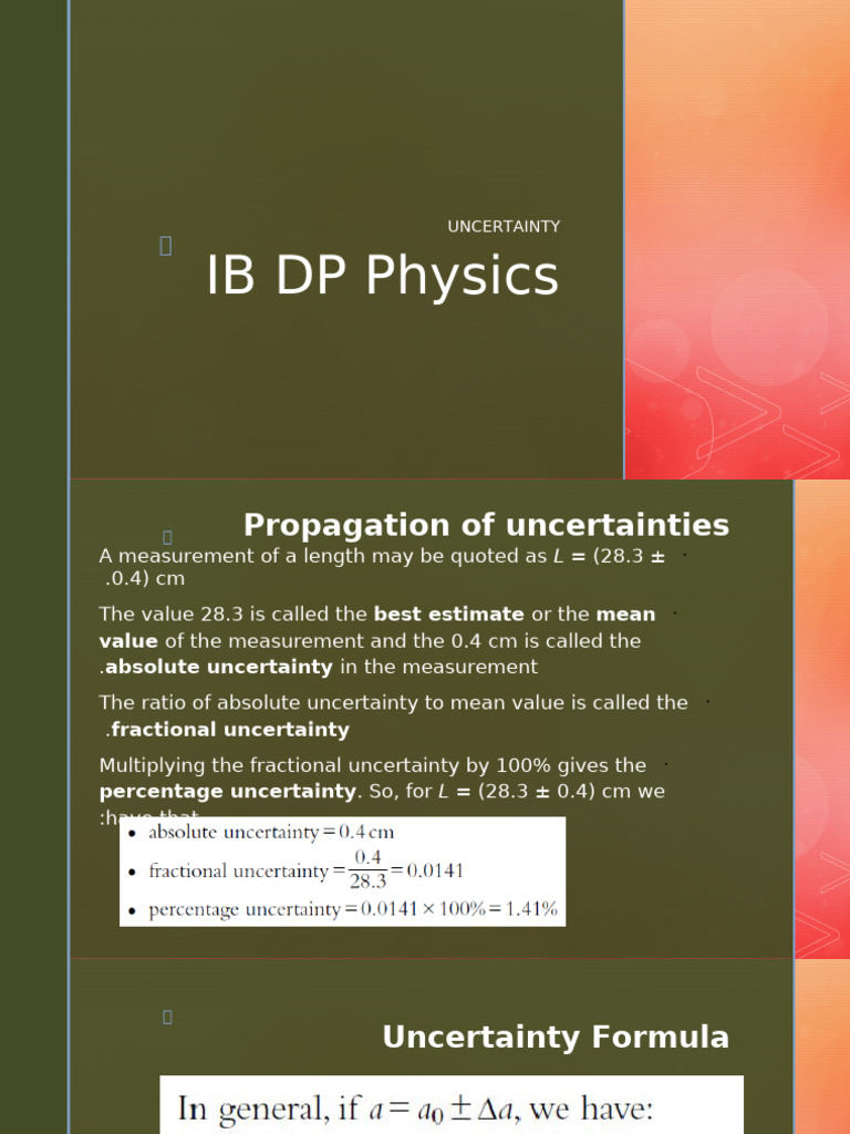 Understanding Uncertainty in Physics | PDF