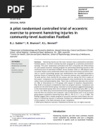 Askling Protocol | PDF | Physical Therapy | Knee